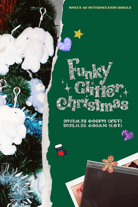 'JYP 신인' 엔믹스, 23일 신곡 'Funky Glitter Christmas' 발표(공식)